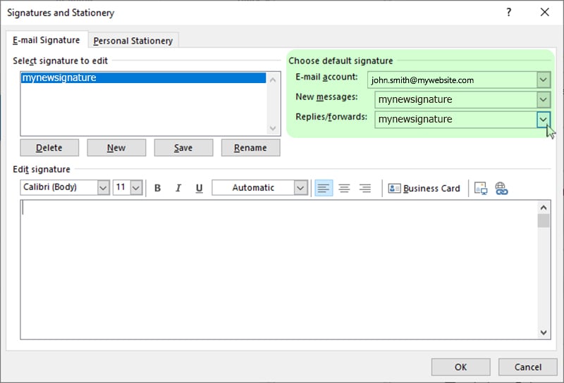 How to add your HTML email signature to Outlook
