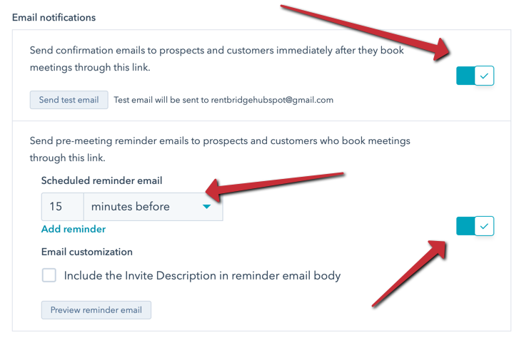 Setting up your HubSpot meeting link